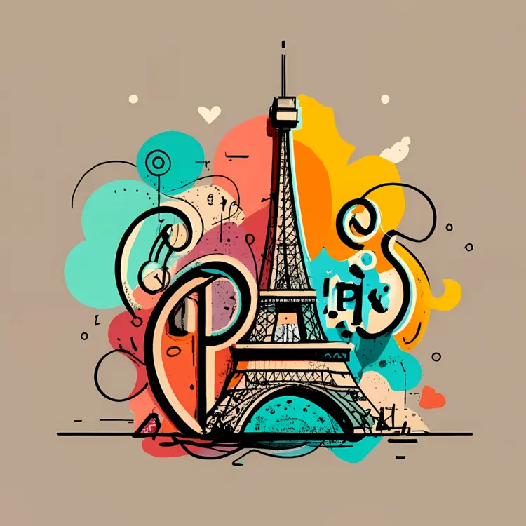 Artistic Eiffel Tower Design
