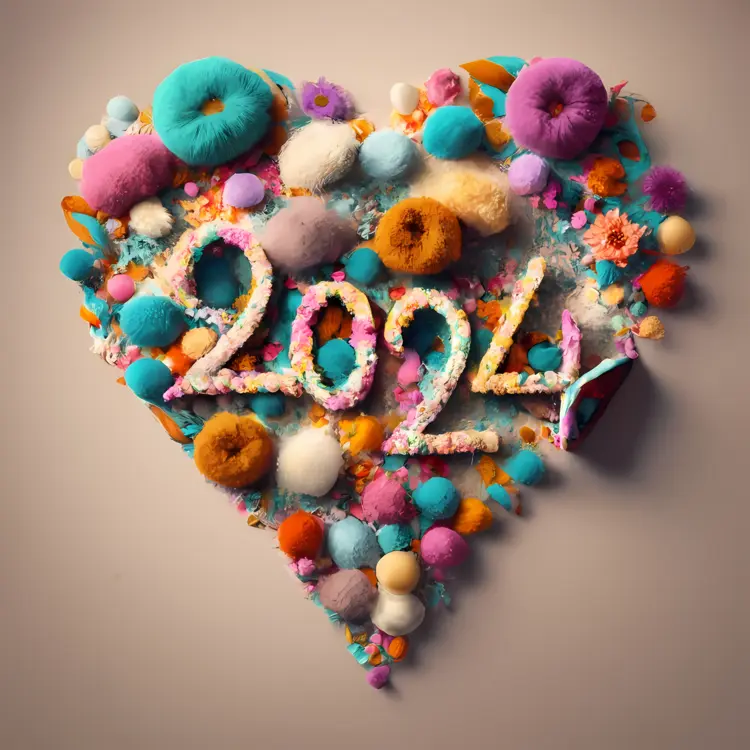 Fluffy Heart 2024 Design