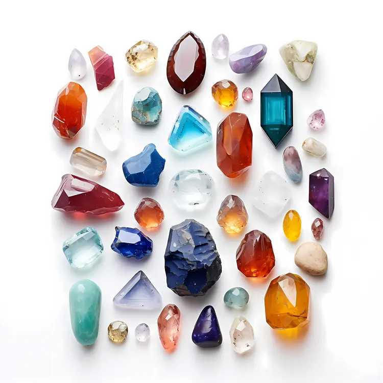 Assorted Crystals and Gems Display