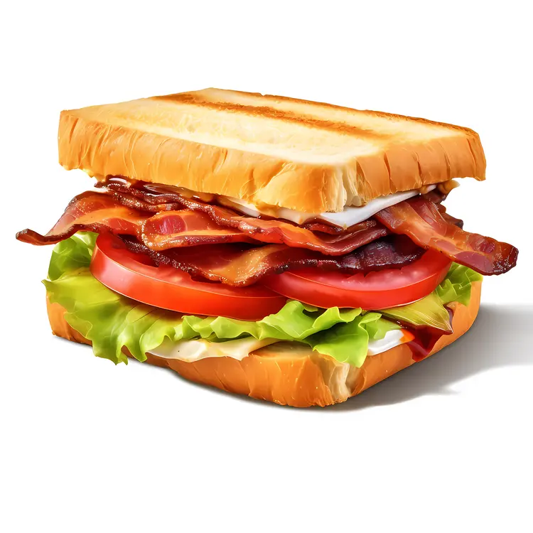 Delightful bacon sandwich