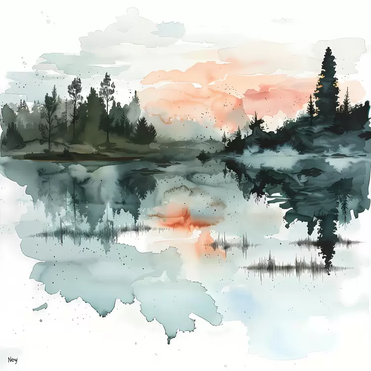 environment watercolor abstract painting visual art
