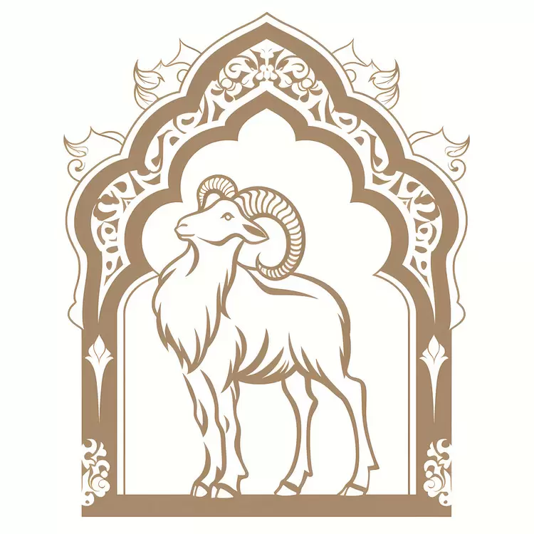 Ram's head Ancient architectural design Eid al-Adha Goat Heraldic symbol