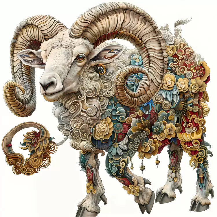 ram hooves animal legs fur