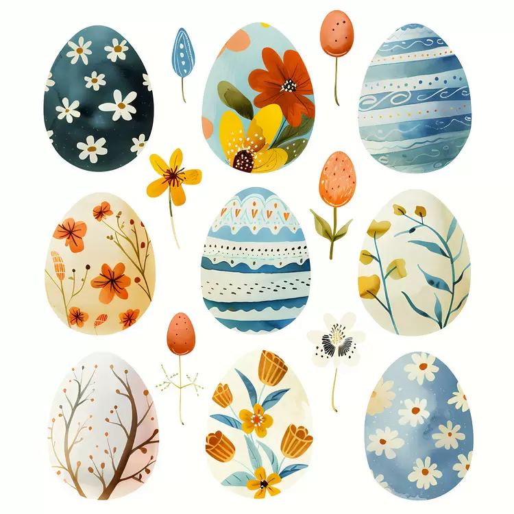 Springtime Colorful Handmade Digital Art