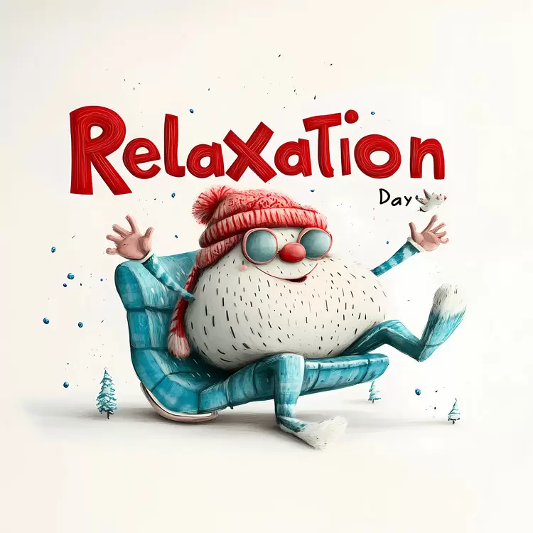 Red Nose Couch Christmas Cartoon Rest
