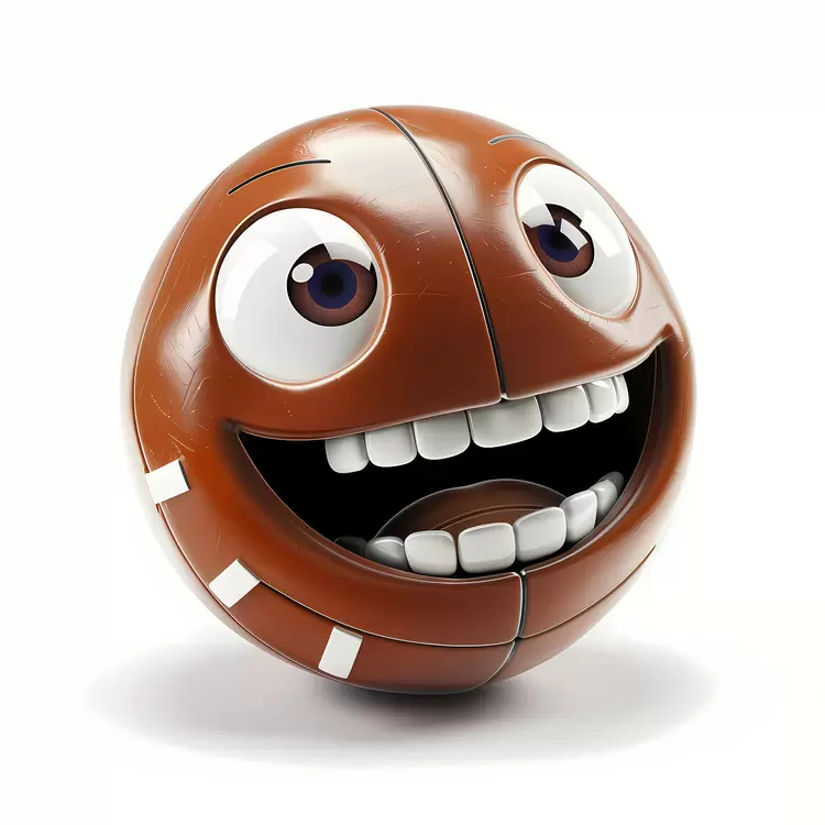 cartoon ball face