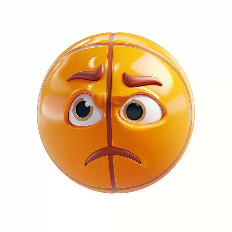cartoon ball face