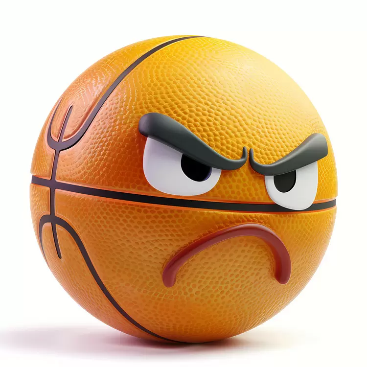 cartoon ball face