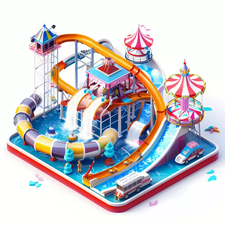 Amusement park Water ride