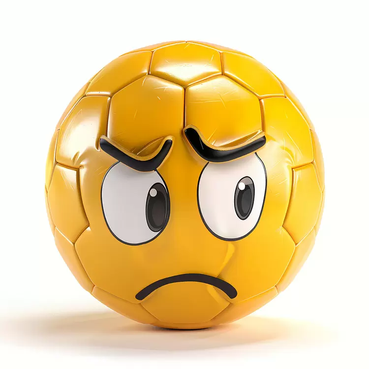 cartoon ball face
