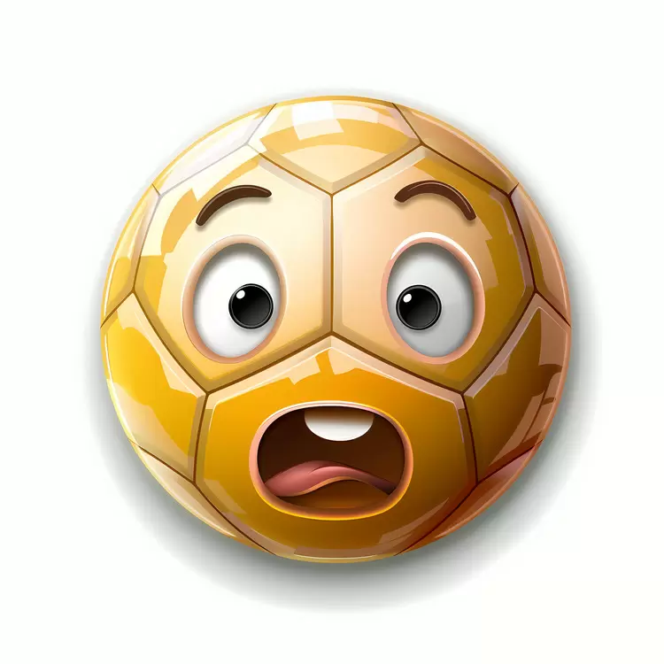 cartoon ball face