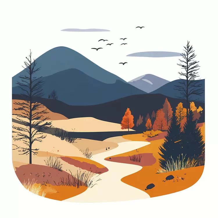 Scottish Highlands in Fall